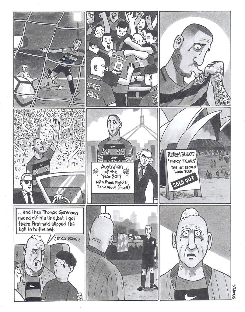 Kerem Bulut, Signed A3 Print – David Squires